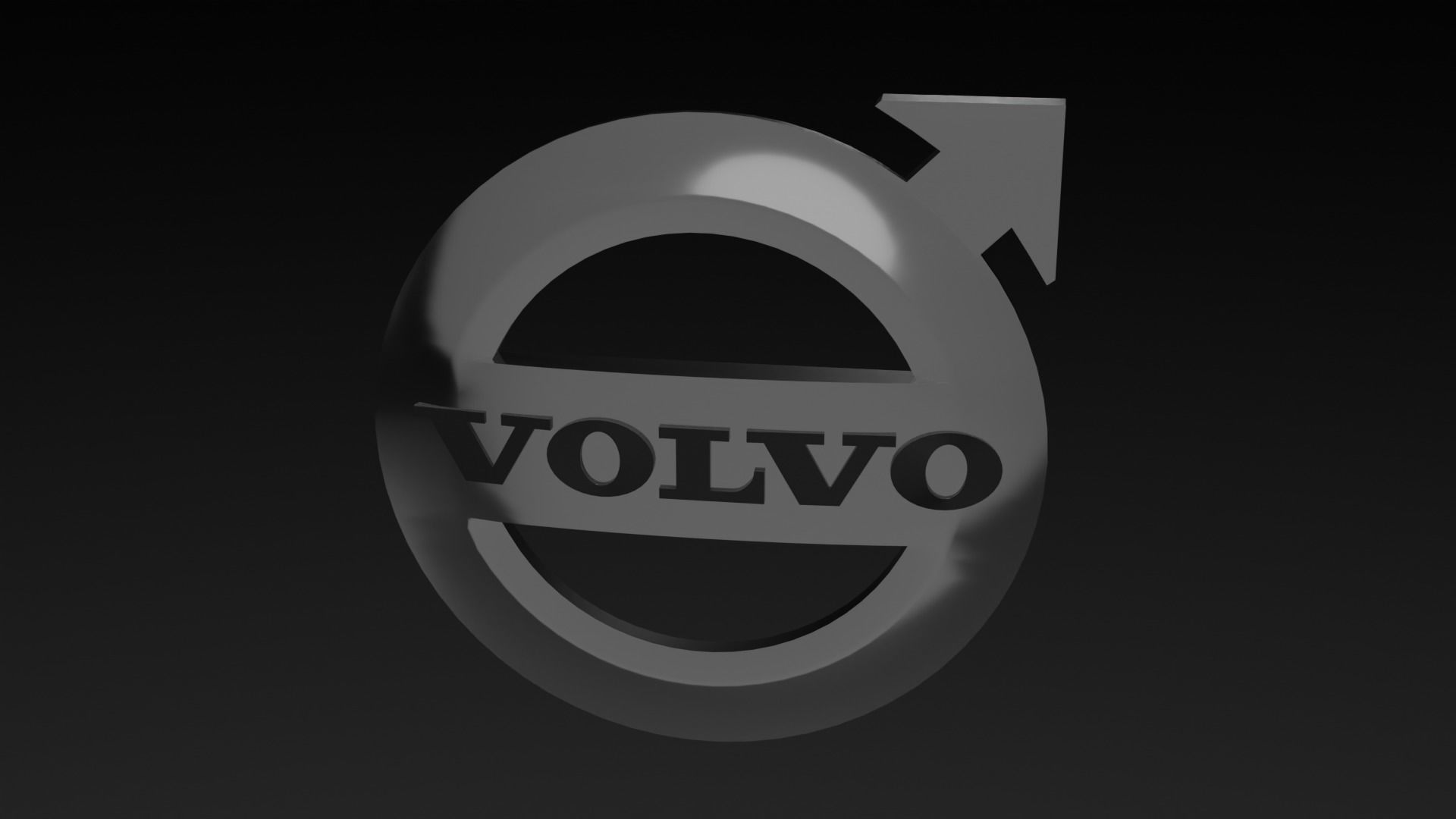 3D model Volvo Logo - Badge - Emblem VR / AR / low-poly | CGTrader
