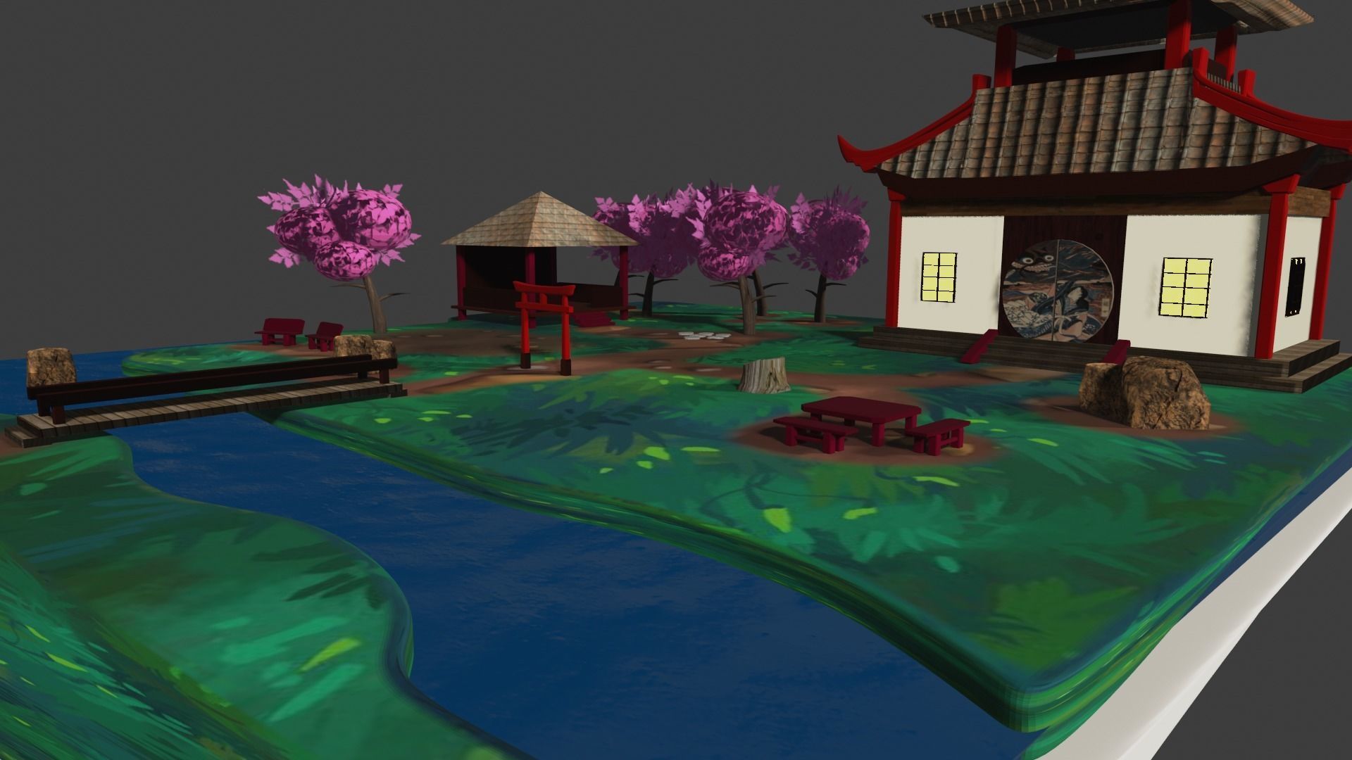 japan landscape 3D model | CGTrader