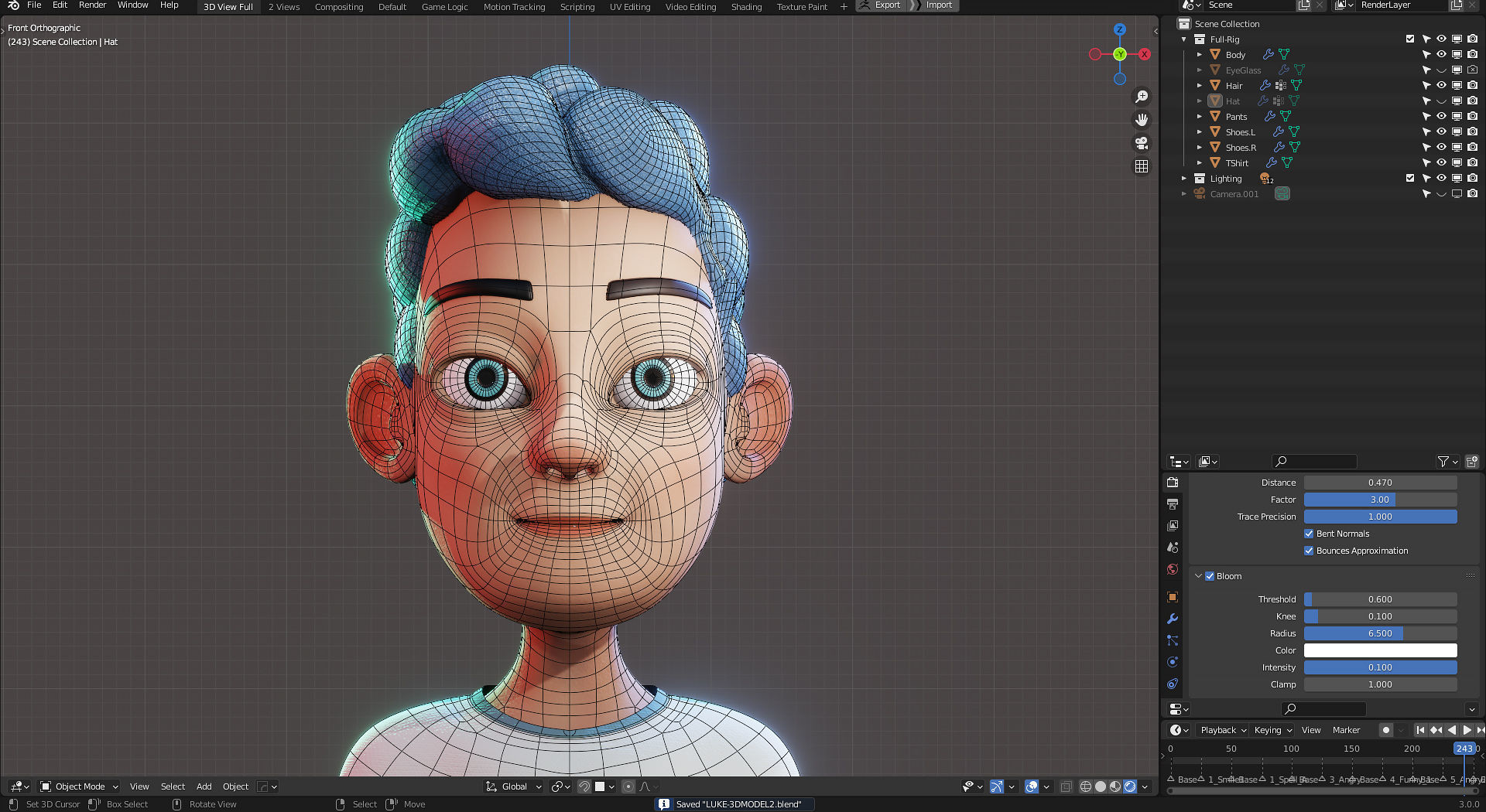 3D Modeling - Boy - Luke - Blender 3 3D model | CGTrader