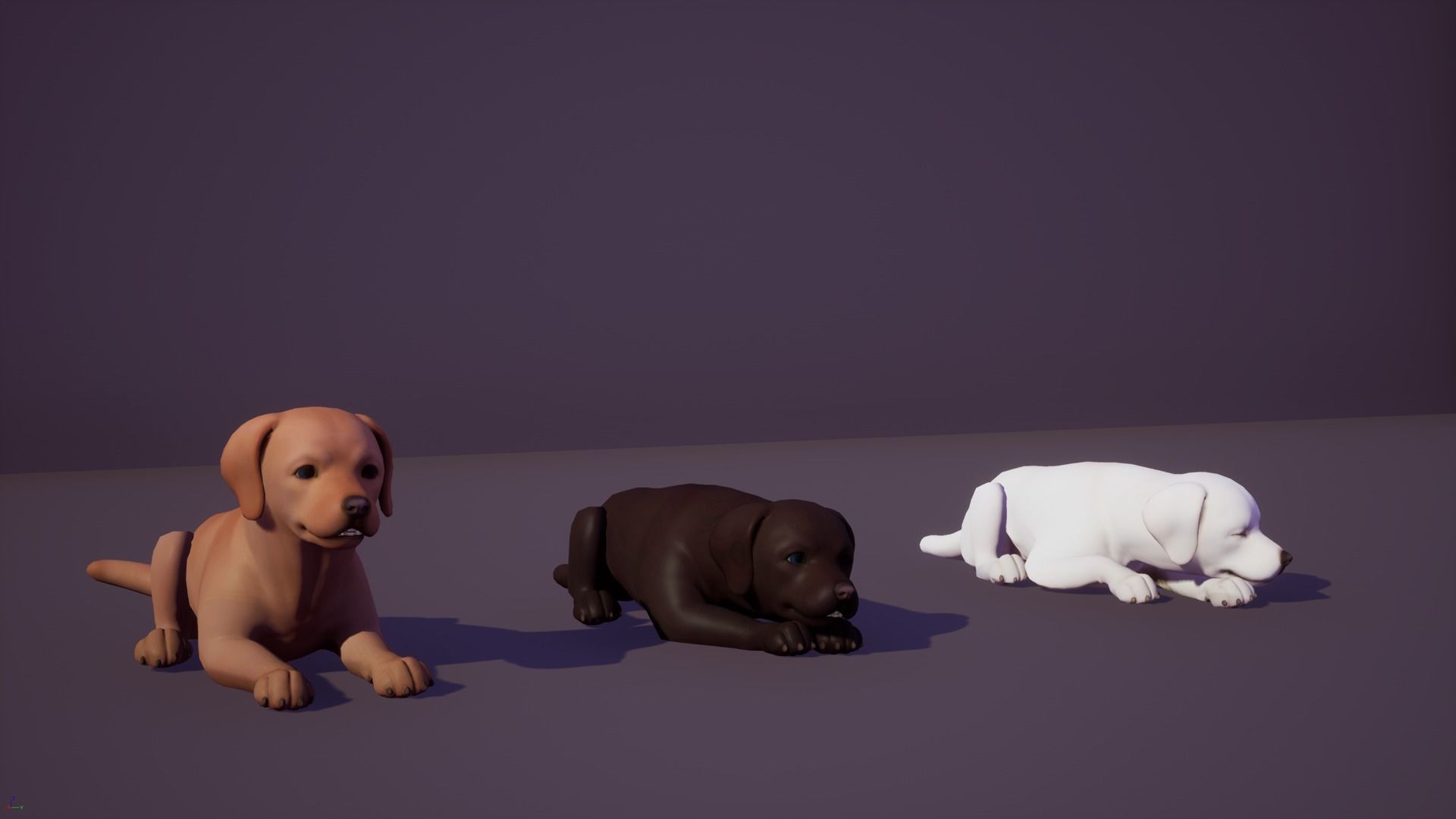 3D Model Collection Dogs pack VR / AR / low-poly | CGTrader