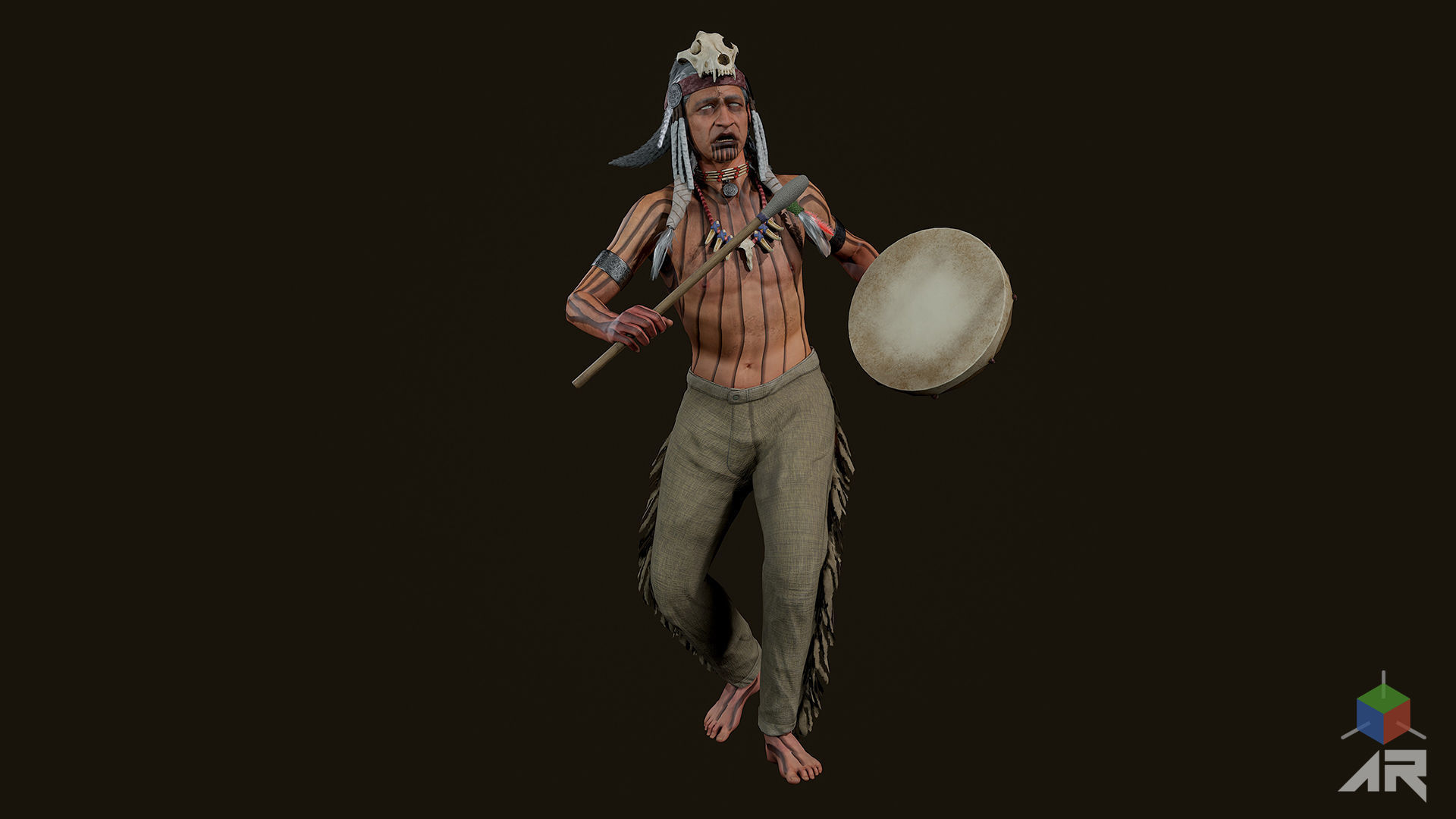 3D model Apache Shaman VR / AR / low-poly | CGTrader