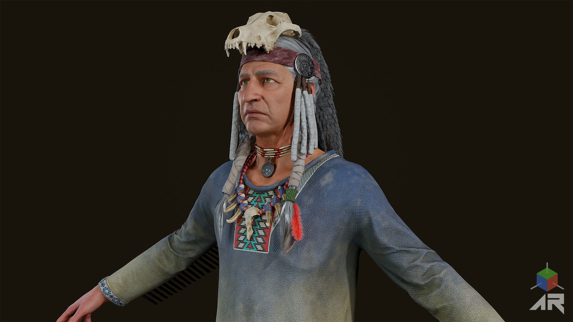 3D model Apache Shaman VR / AR / low-poly | CGTrader