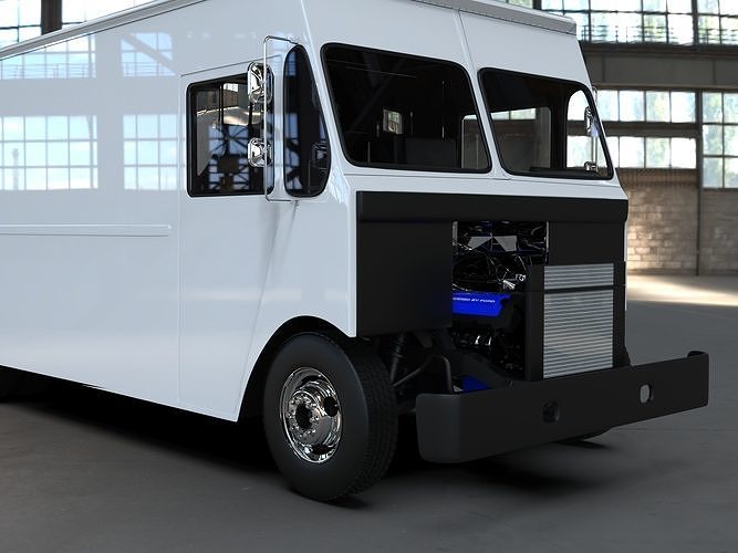 F59 step van 3D model | CGTrader