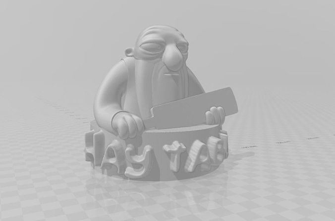 Pencilholder Hay Tabla Simpsons 3D model 3D printable | CGTrader