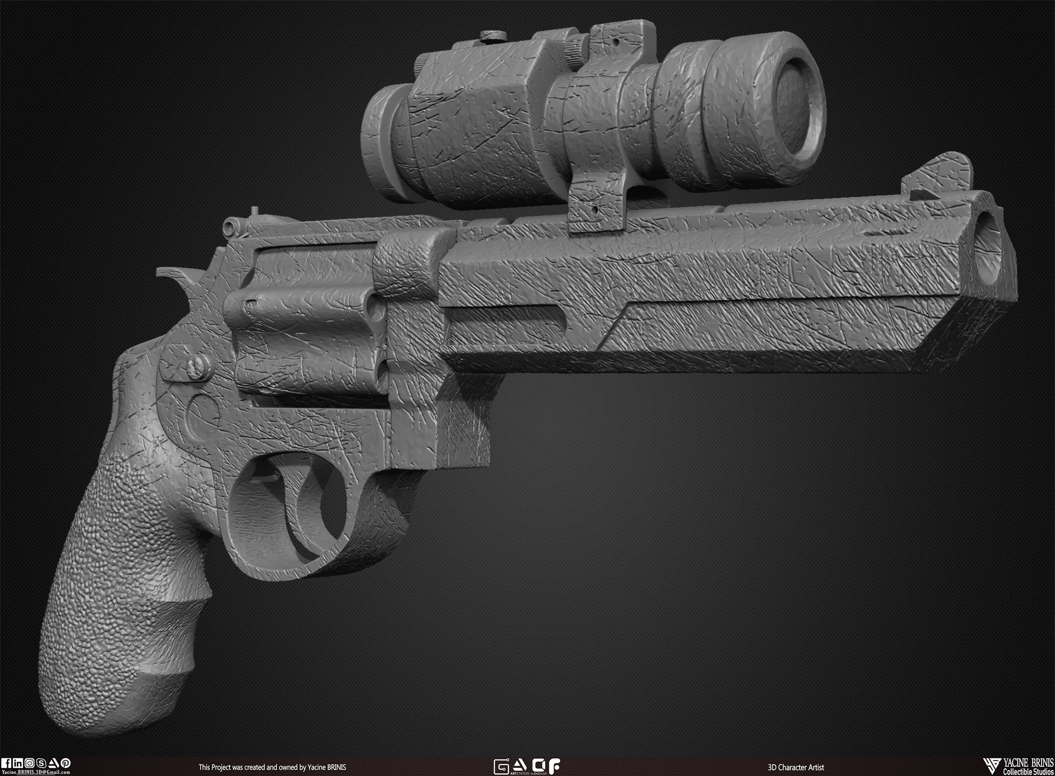 3D model Guns Kitbash Vol 01 VR / AR / low-poly | CGTrader