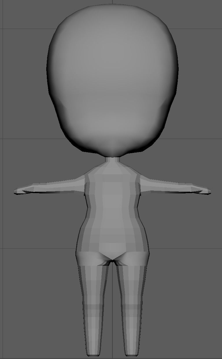 Chibi Base Male - Low Poly 3D model | CGTrader