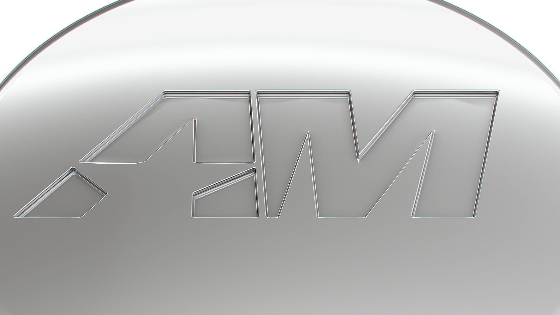American Muscle logo 3D model | CGTrader