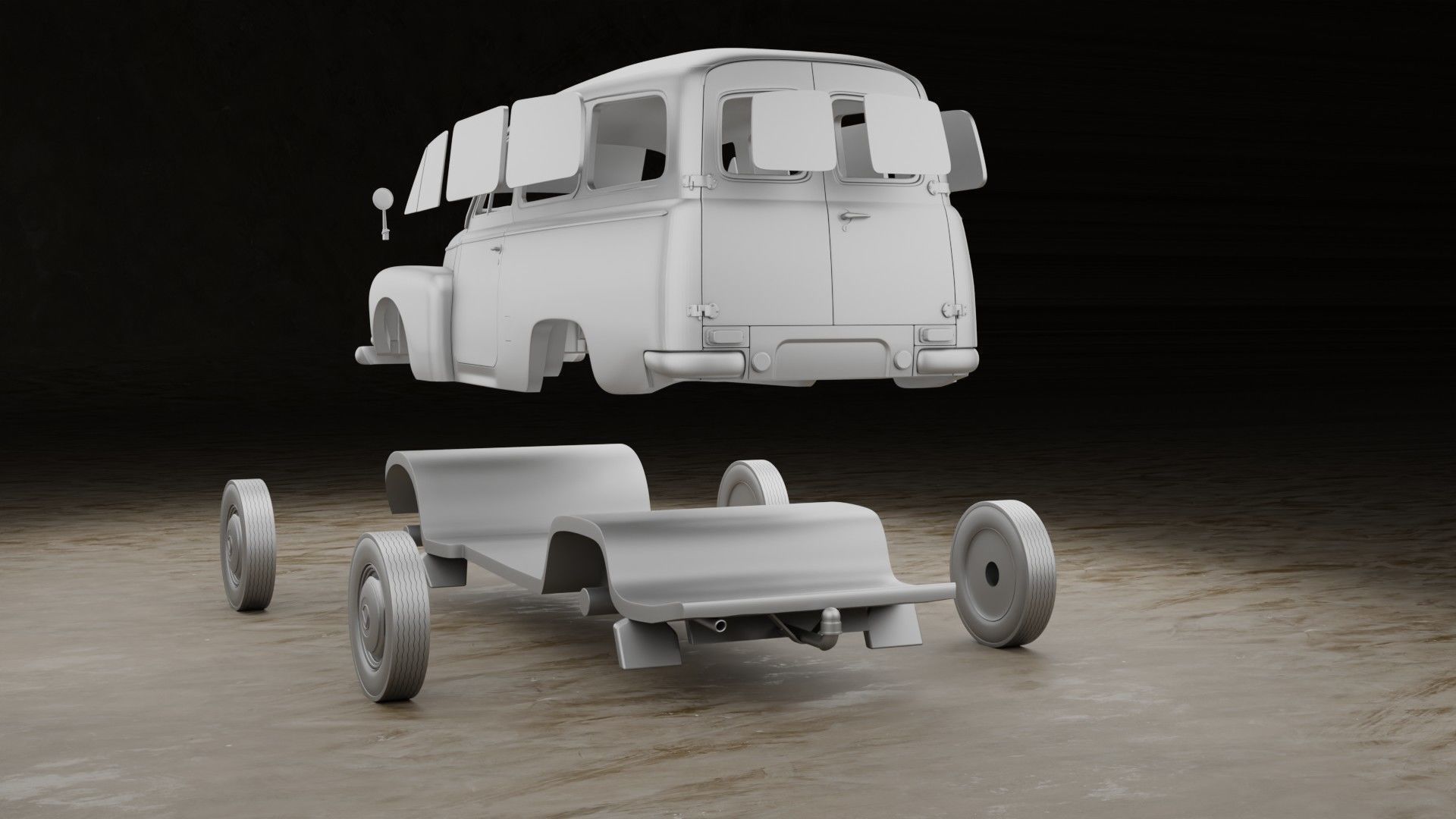 1965 Volvo Duett P210 stl for 3D printing 3D model 3D printable | CGTrader