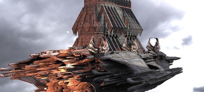 Medieval Arch Airship 2 3D model | CGTrader