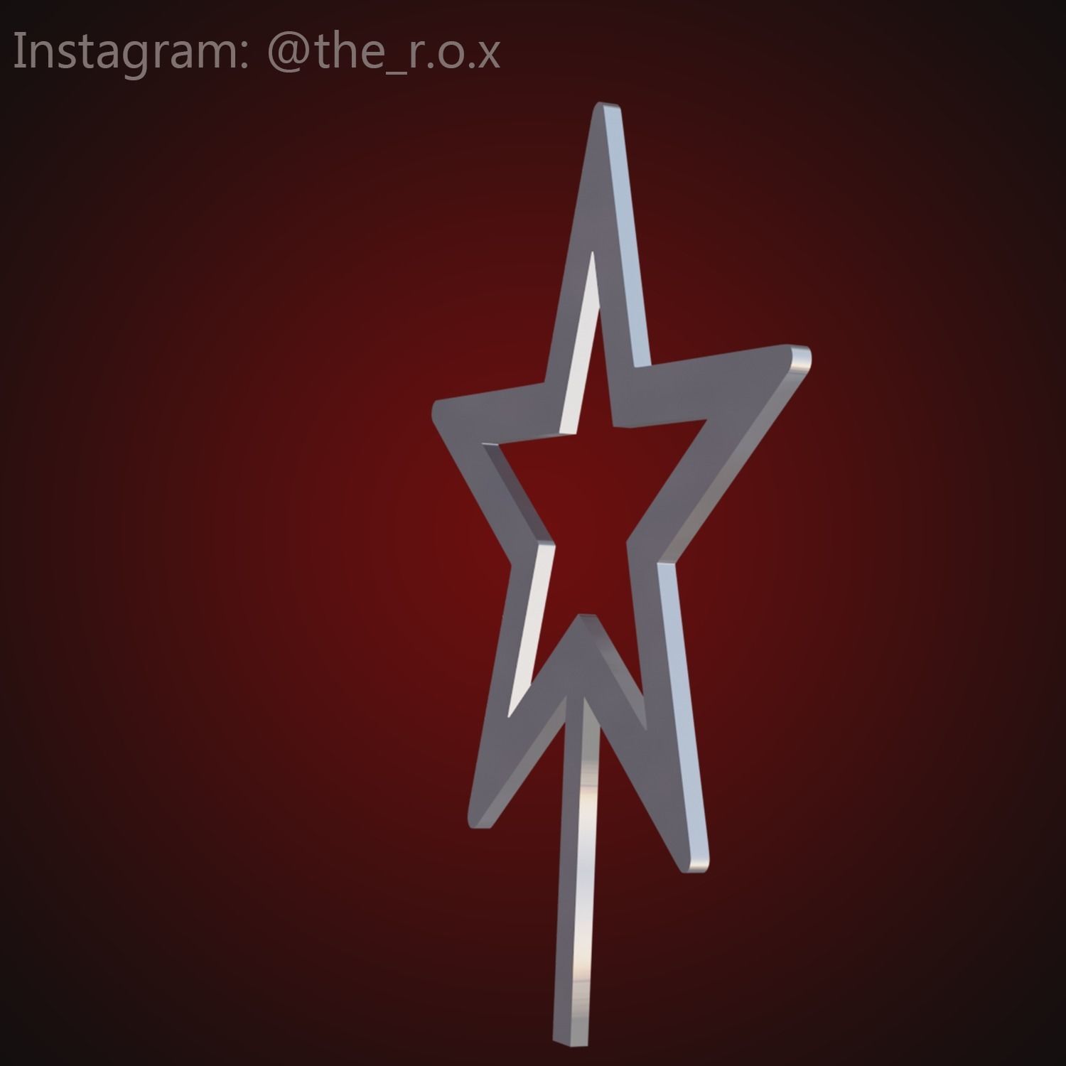 Star topper 3D model 3D printable | CGTrader