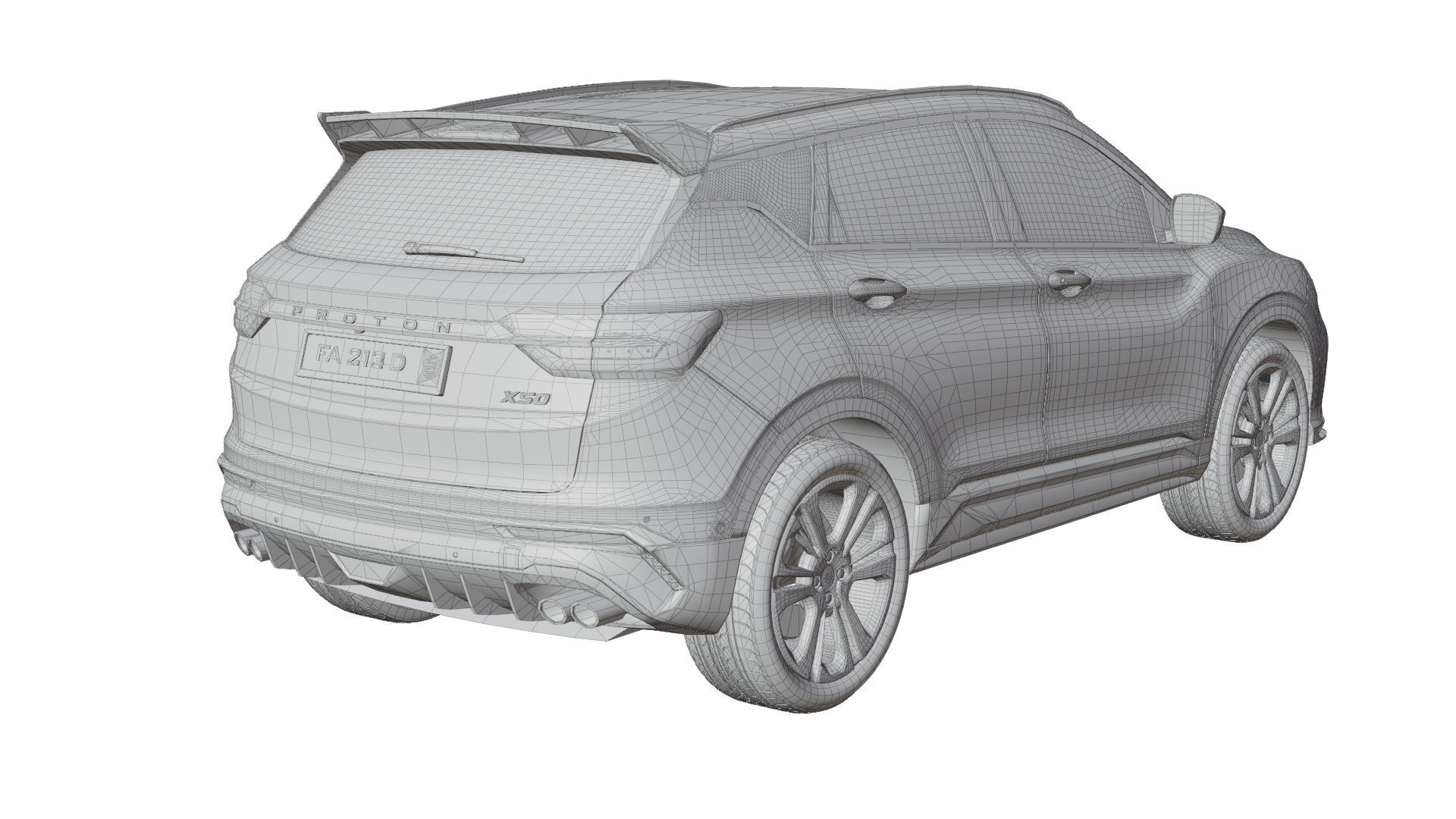 Proton X50 3D model | CGTrader