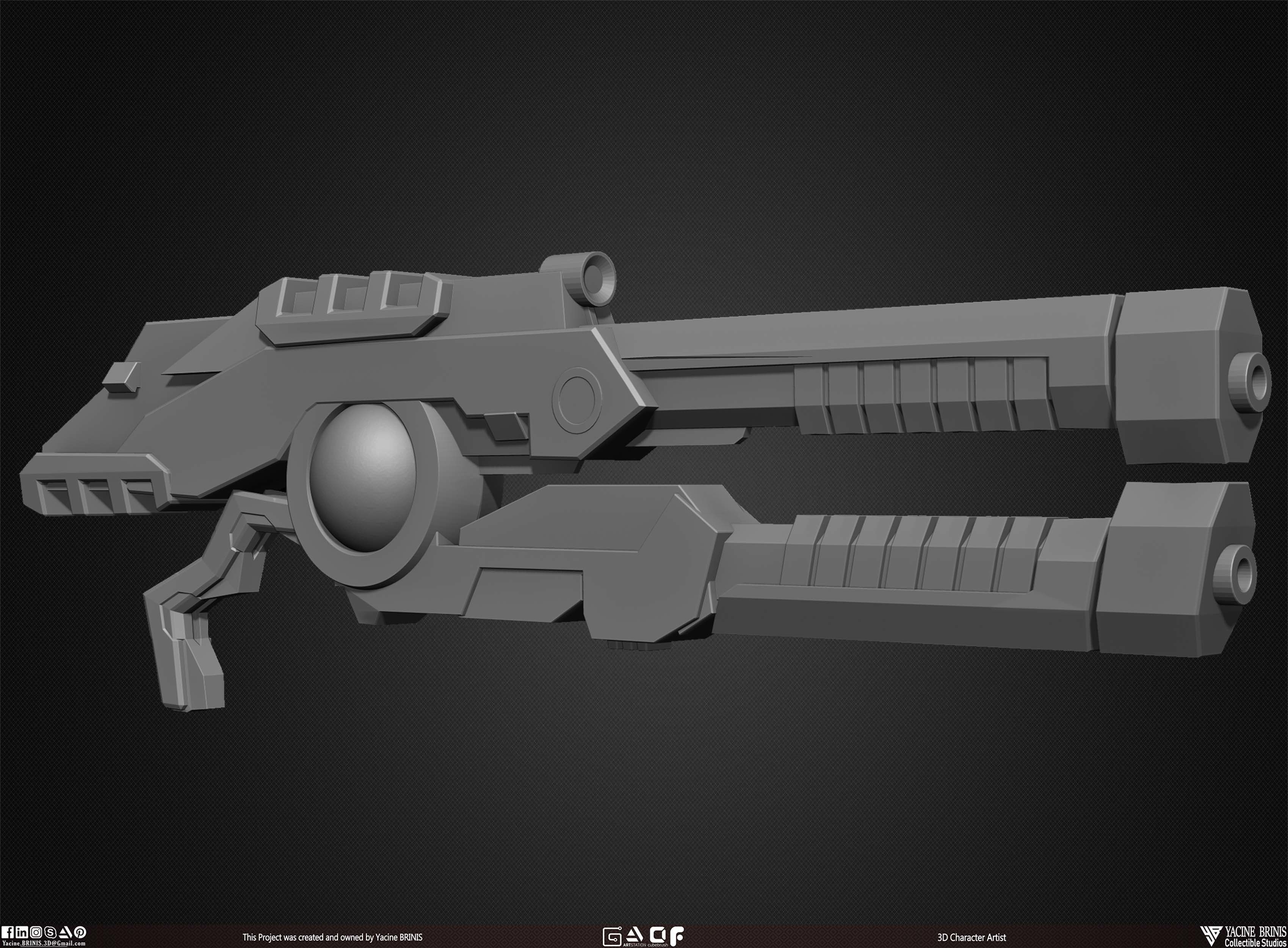 3D model 25 Guns Kitbash Vol 02 VR / AR / low-poly | CGTrader