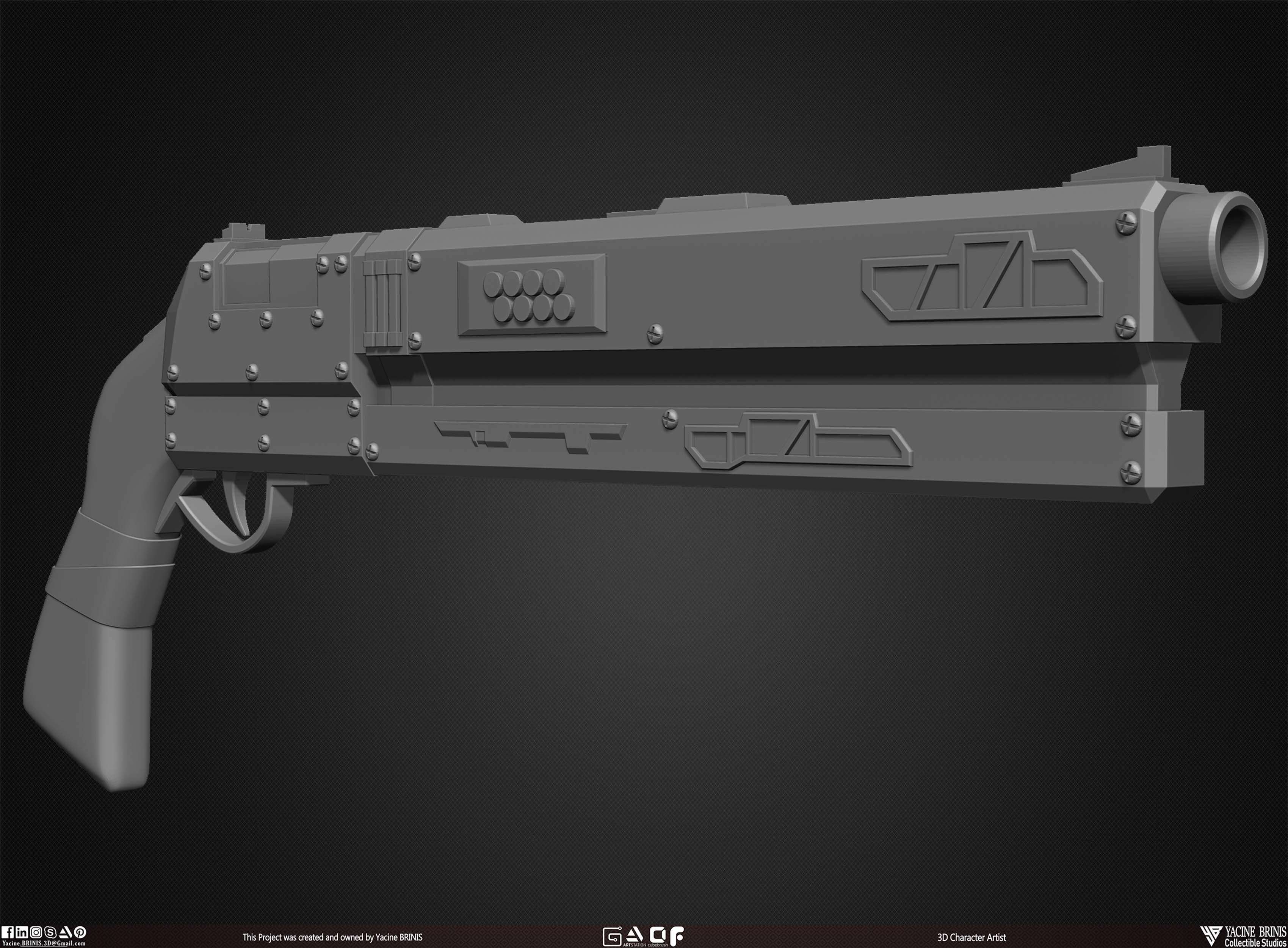 3D model 25 Guns Kitbash Vol 02 VR / AR / low-poly | CGTrader