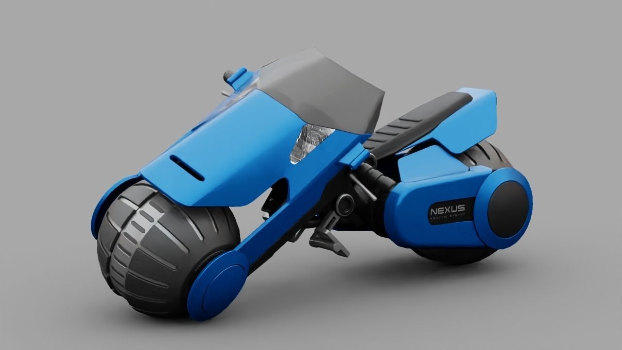 Futuristic Scouter rigged 3D model rigged | CGTrader