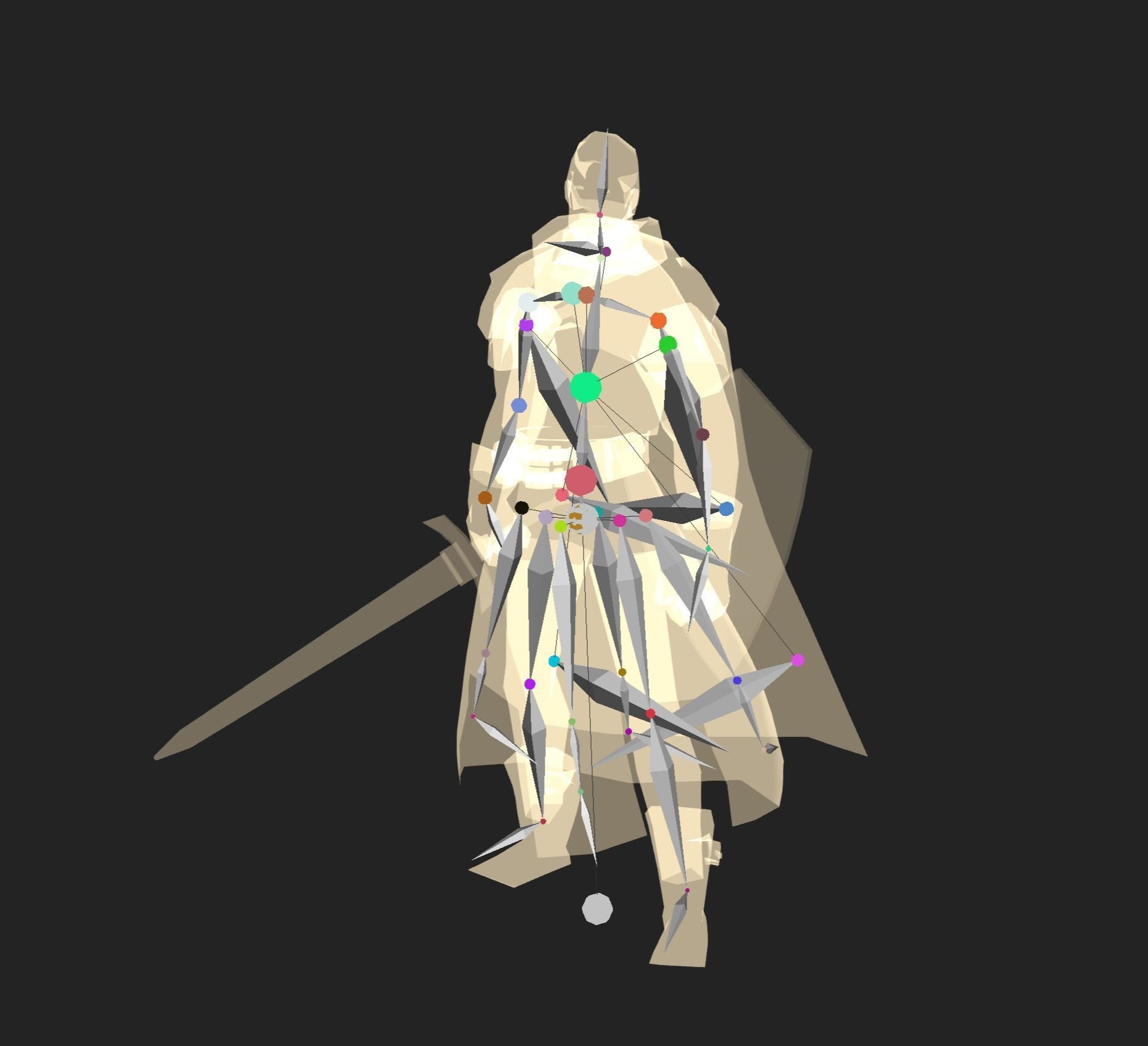 3D model Classic RPG Style 01 Auther Warrior Archer Swordman VR / AR ...