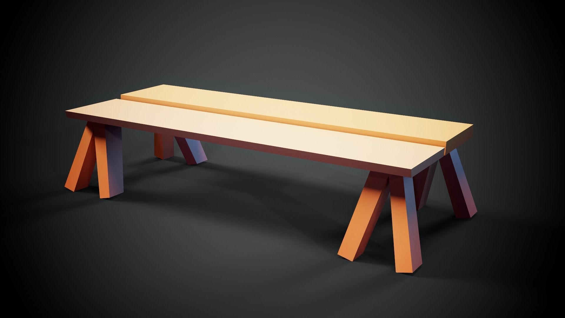 3D model Low poly stylized environment pack da1 VR / AR / low-poly ...