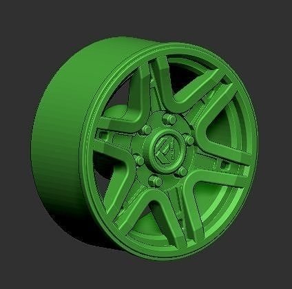 Fuel Wheel 3D model 3D printable | CGTrader