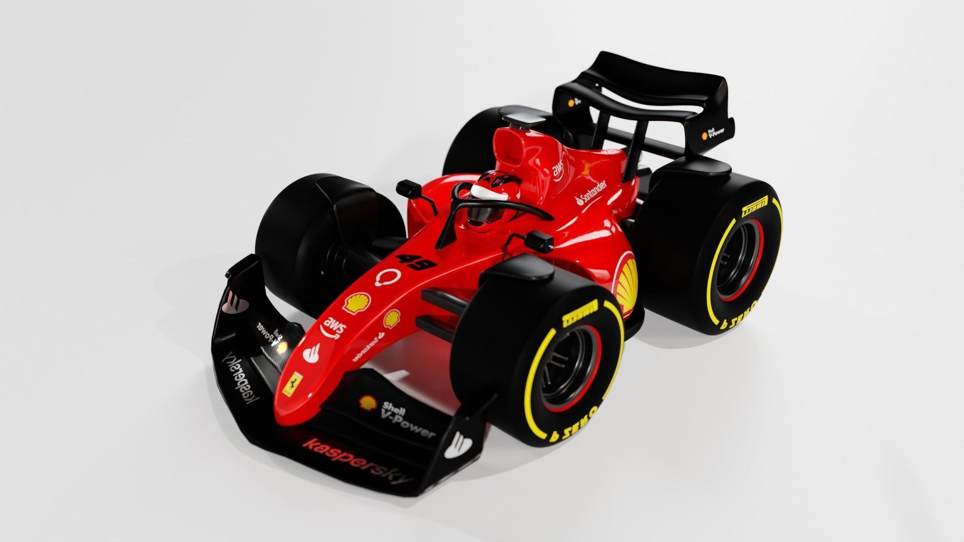 Mini Car Formula 1 3D model | CGTrader