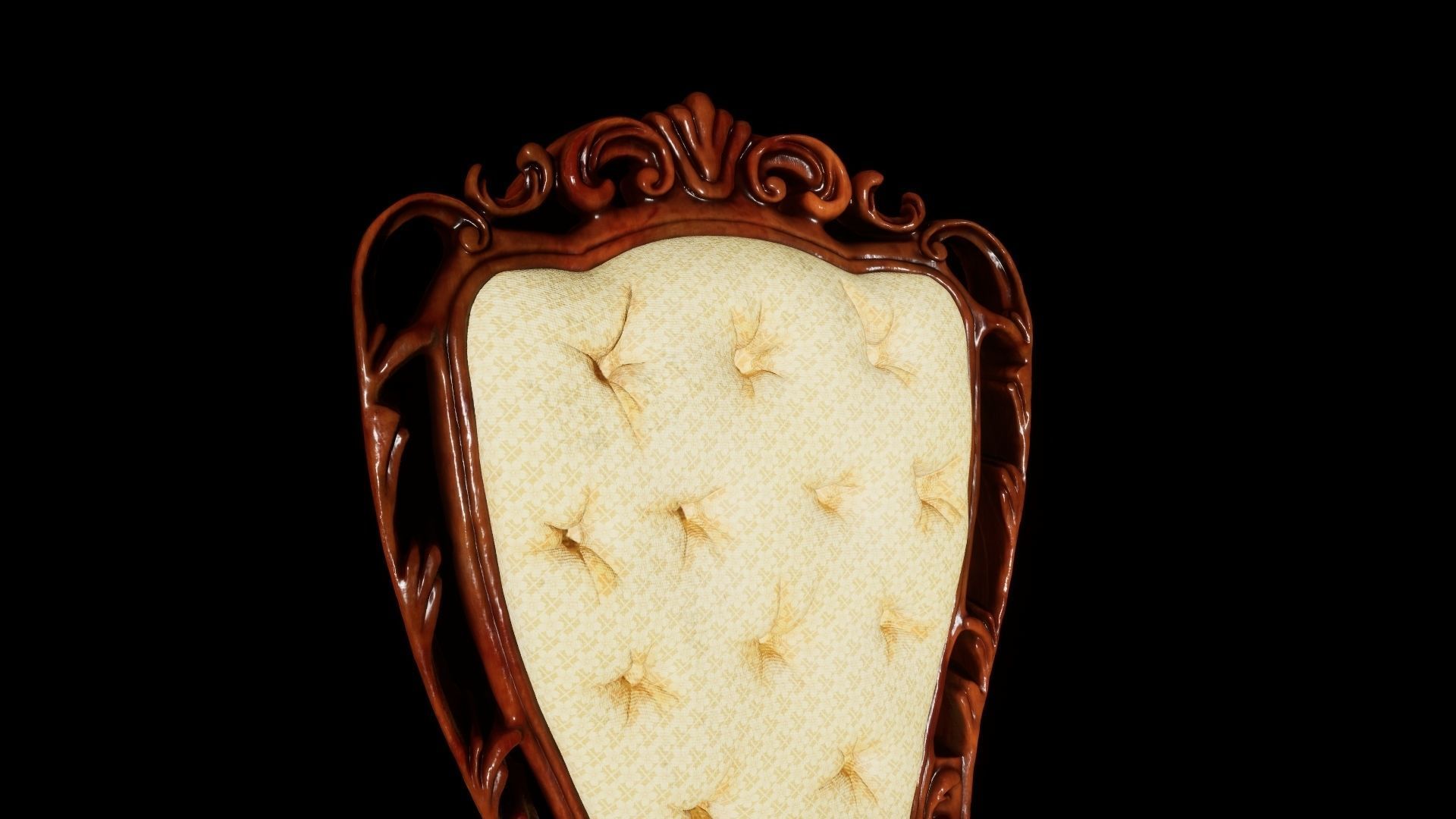 victorian vanity chair 3D model | CGTrader