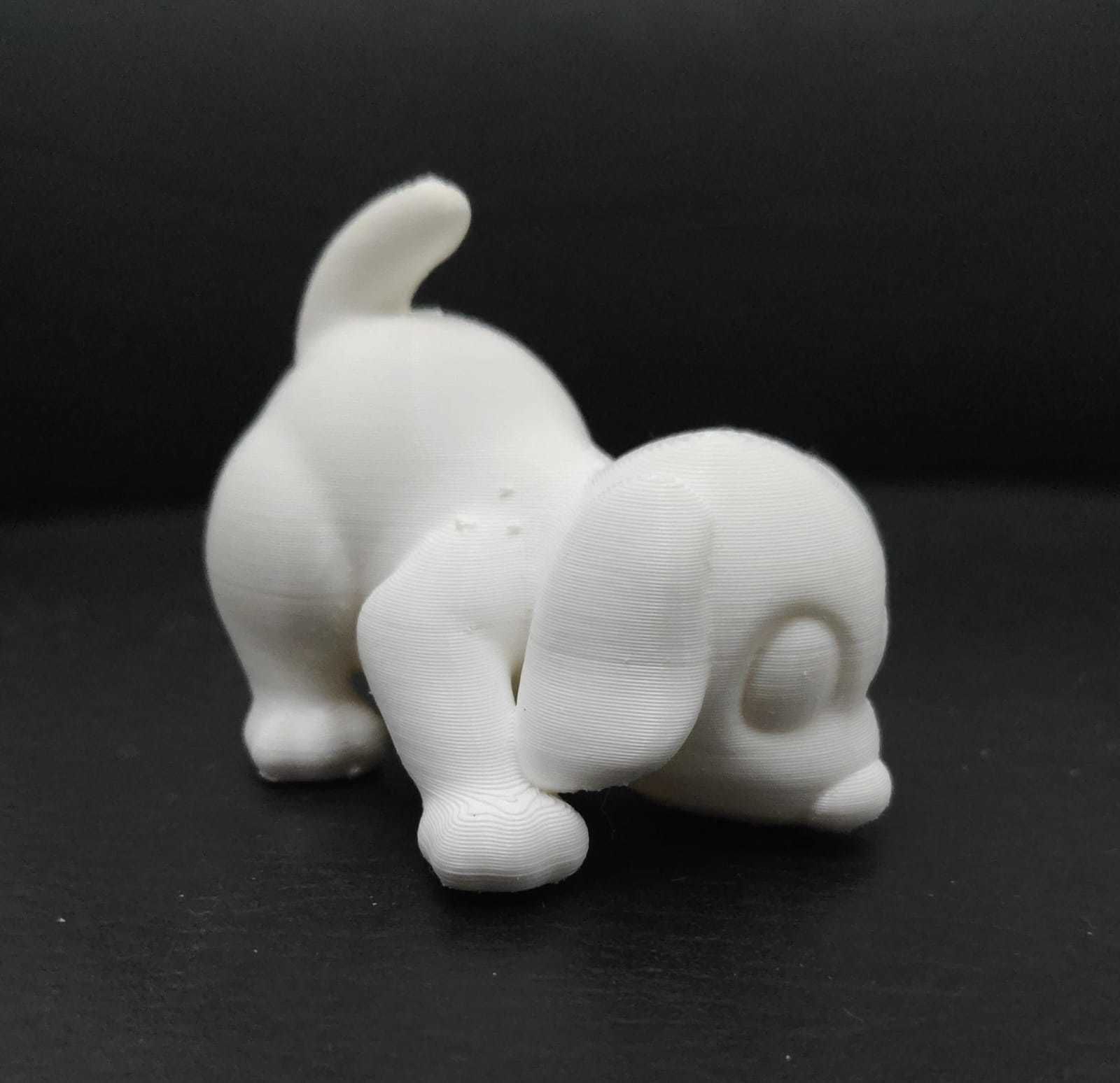 Dog Sniffing the Floor 3D model 3D printable | CGTrader