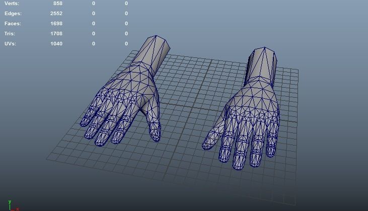 Female Hand Lowpoly free VR / AR / low-poly 3D model | CGTrader