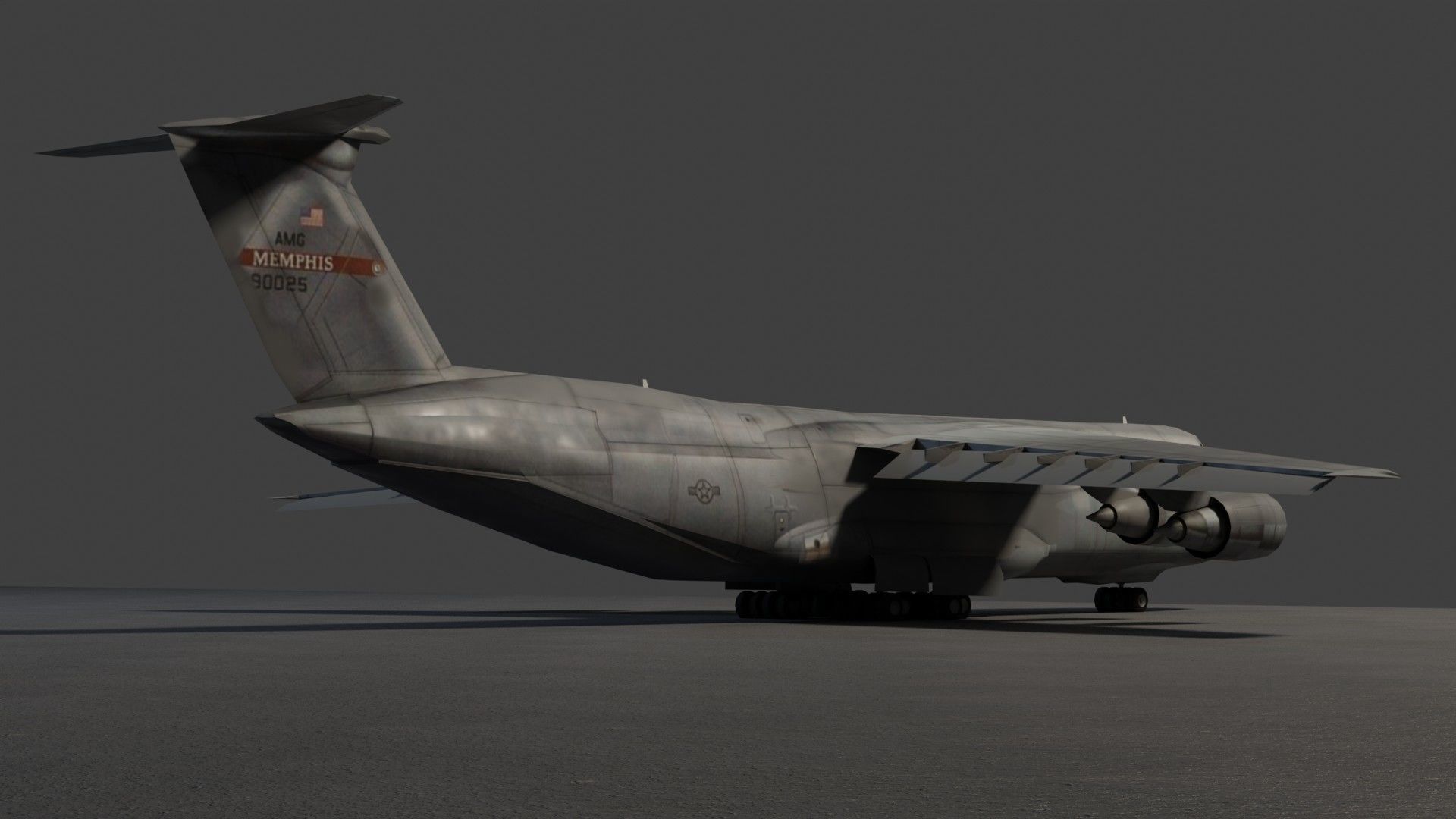 3D model Lockheed C-5 Galaxy VR / AR / low-poly | CGTrader