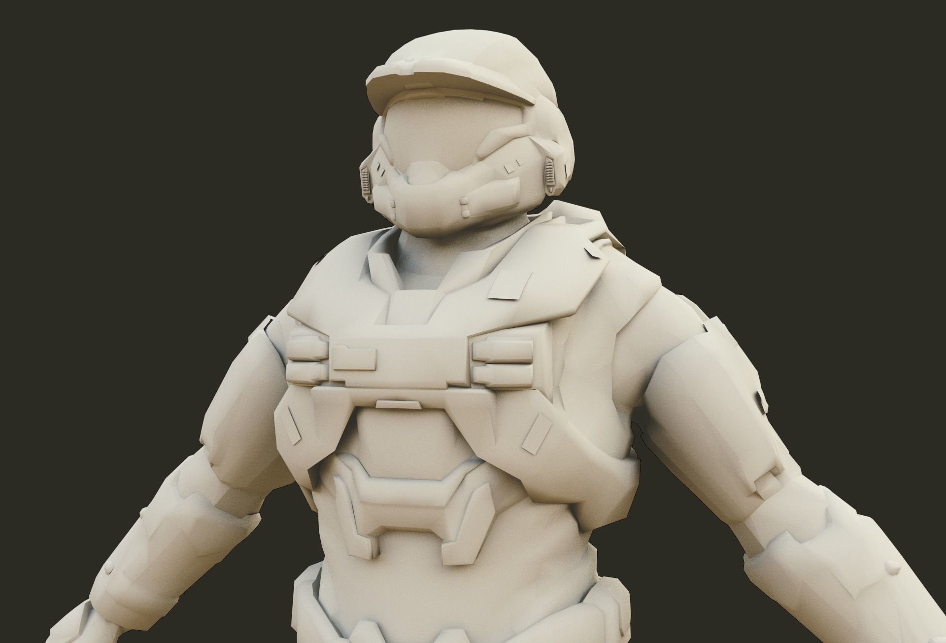 halonoble6 halo soldier 3D model rigged | CGTrader