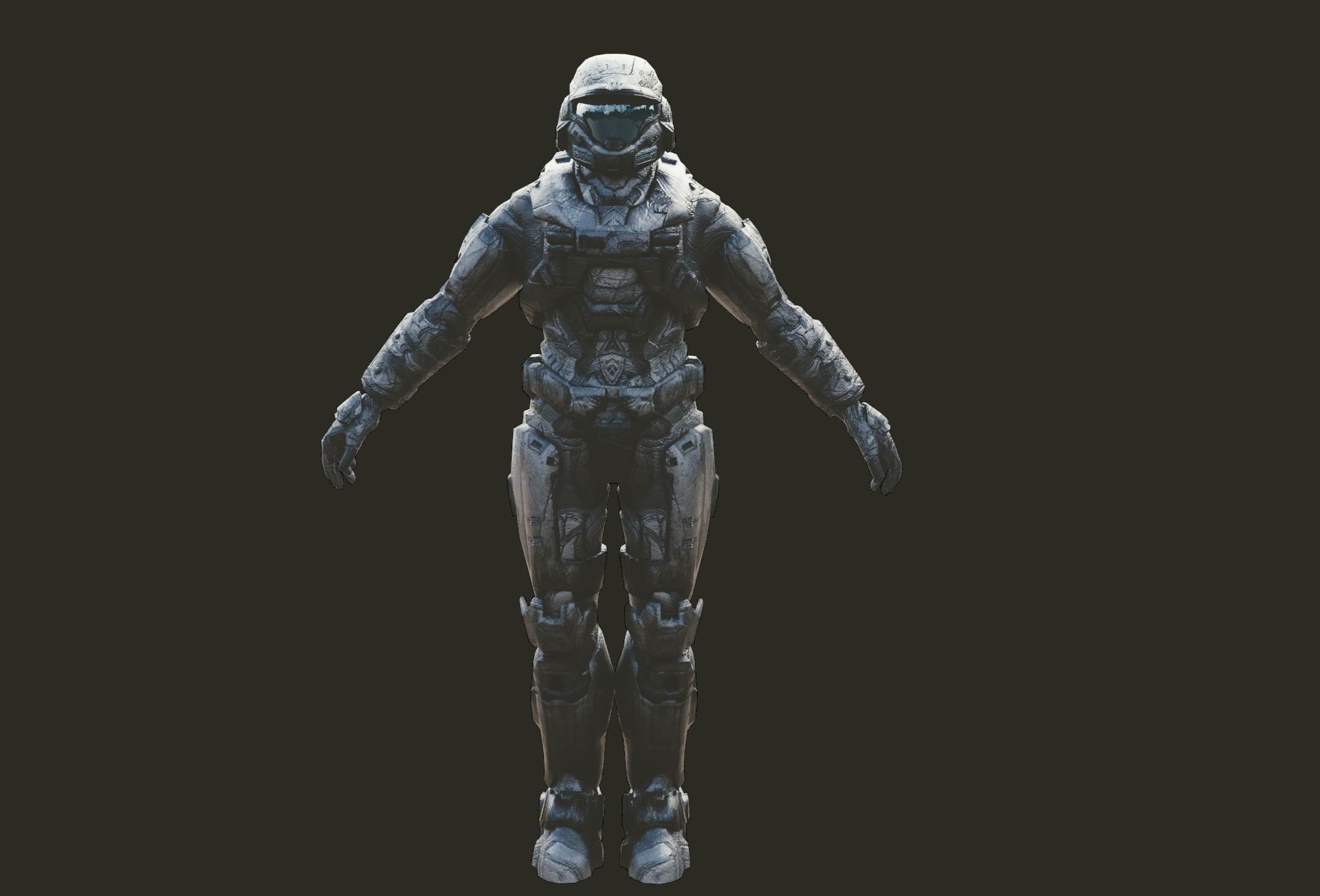 halonoble6 halo soldier 3D model rigged | CGTrader