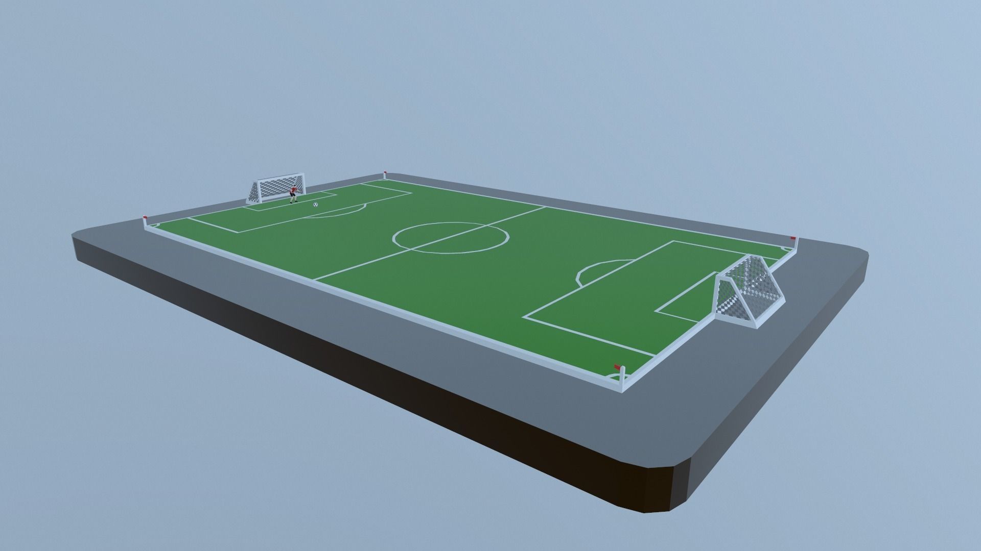 3D model Football Game Assets VR / AR / low-poly | CGTrader