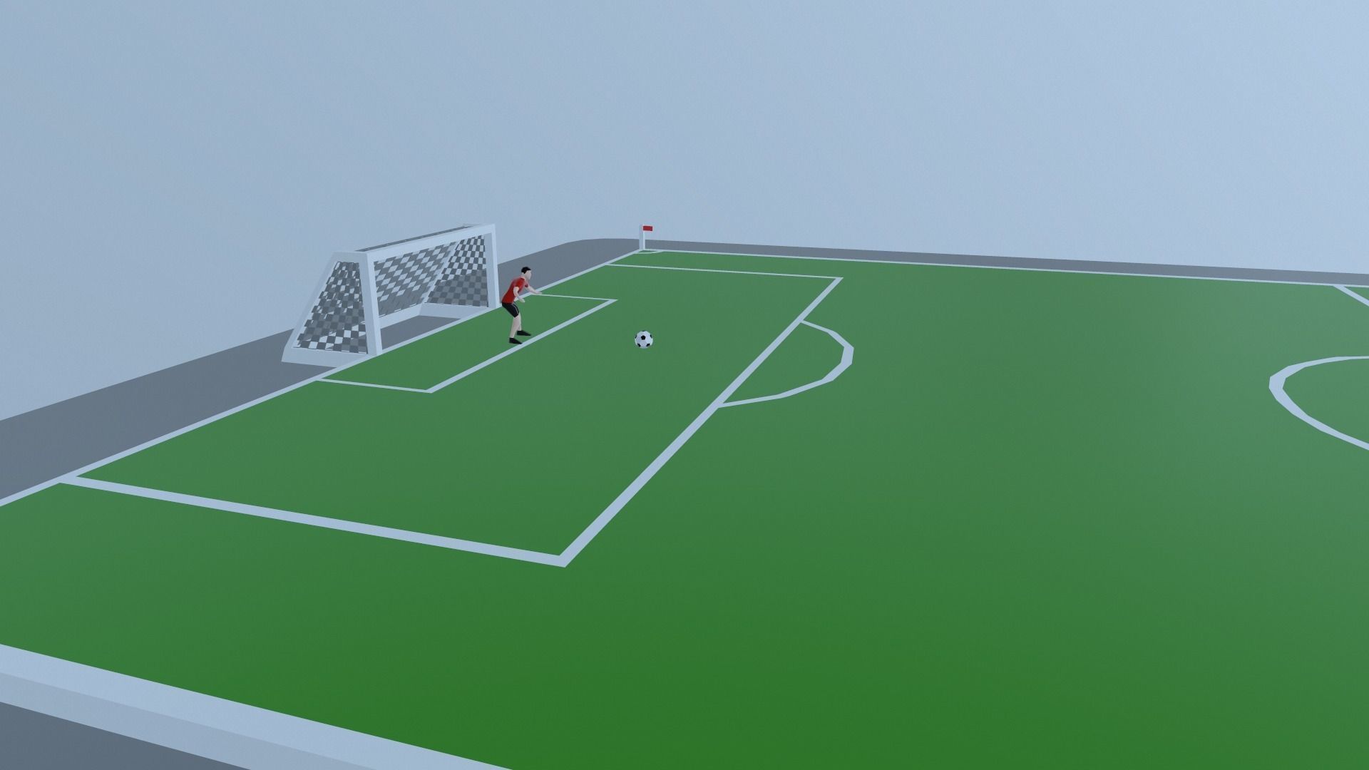 3D model Football Game Assets VR / AR / low-poly | CGTrader