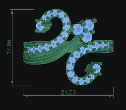 Arrow Solitaire Ring 366 3D model 3D printable | CGTrader