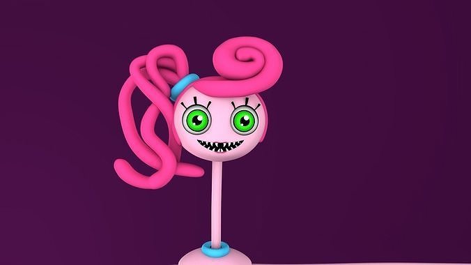 Momy Long Legs 3D model rigged | CGTrader