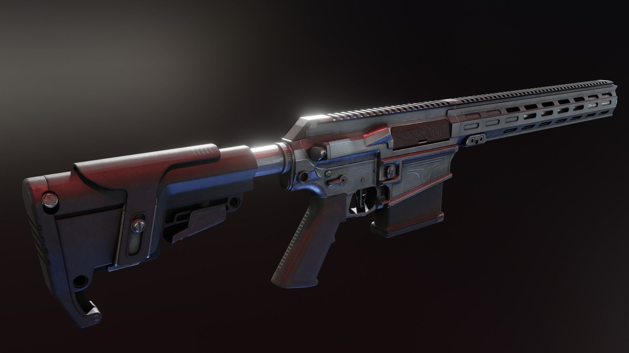 3D model CROM CR-7 500 Blackout VR / AR / low-poly | CGTrader