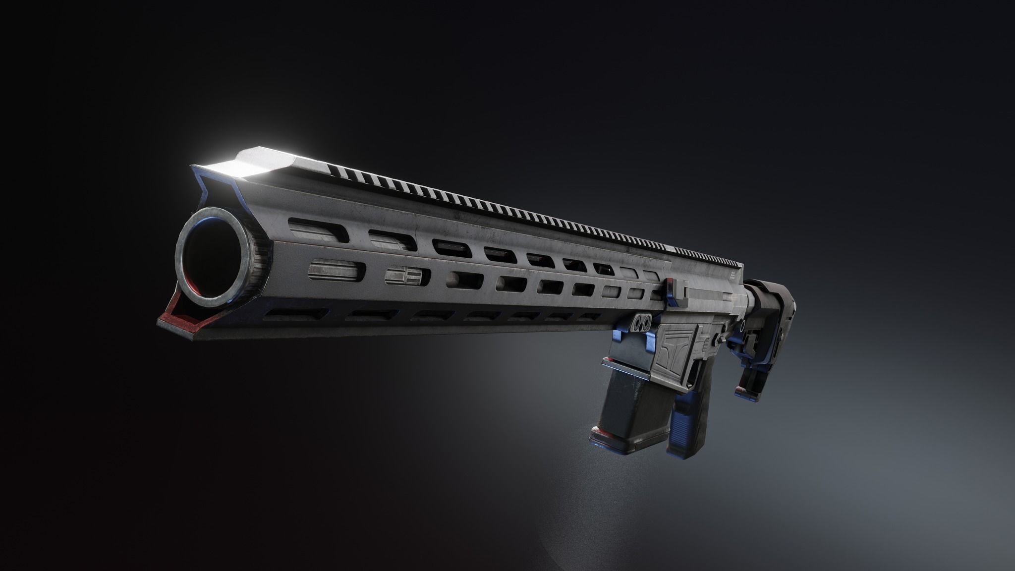 3D model CROM CR-7 500 Blackout VR / AR / low-poly | CGTrader