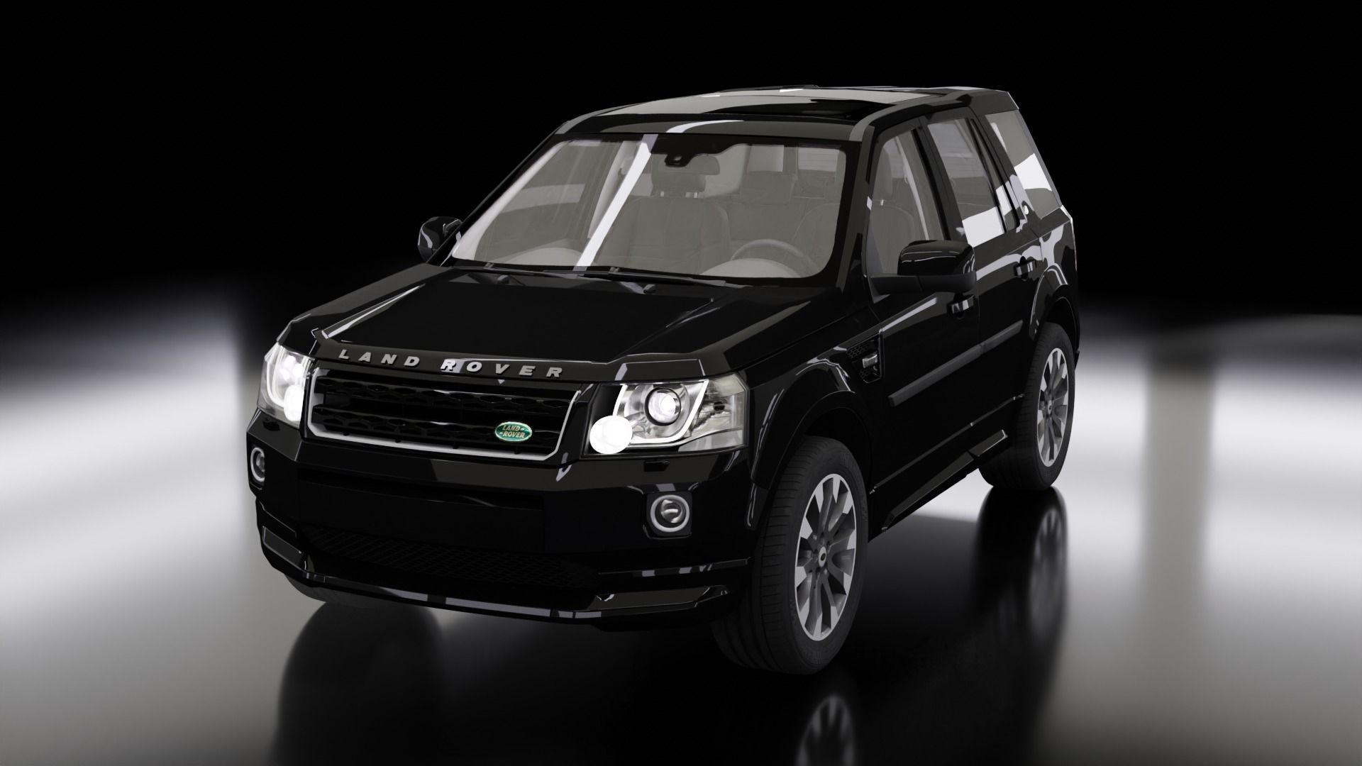 Land Rover Freelander 2 2014 INTERIOR 3D Model 3D model | CGTrader