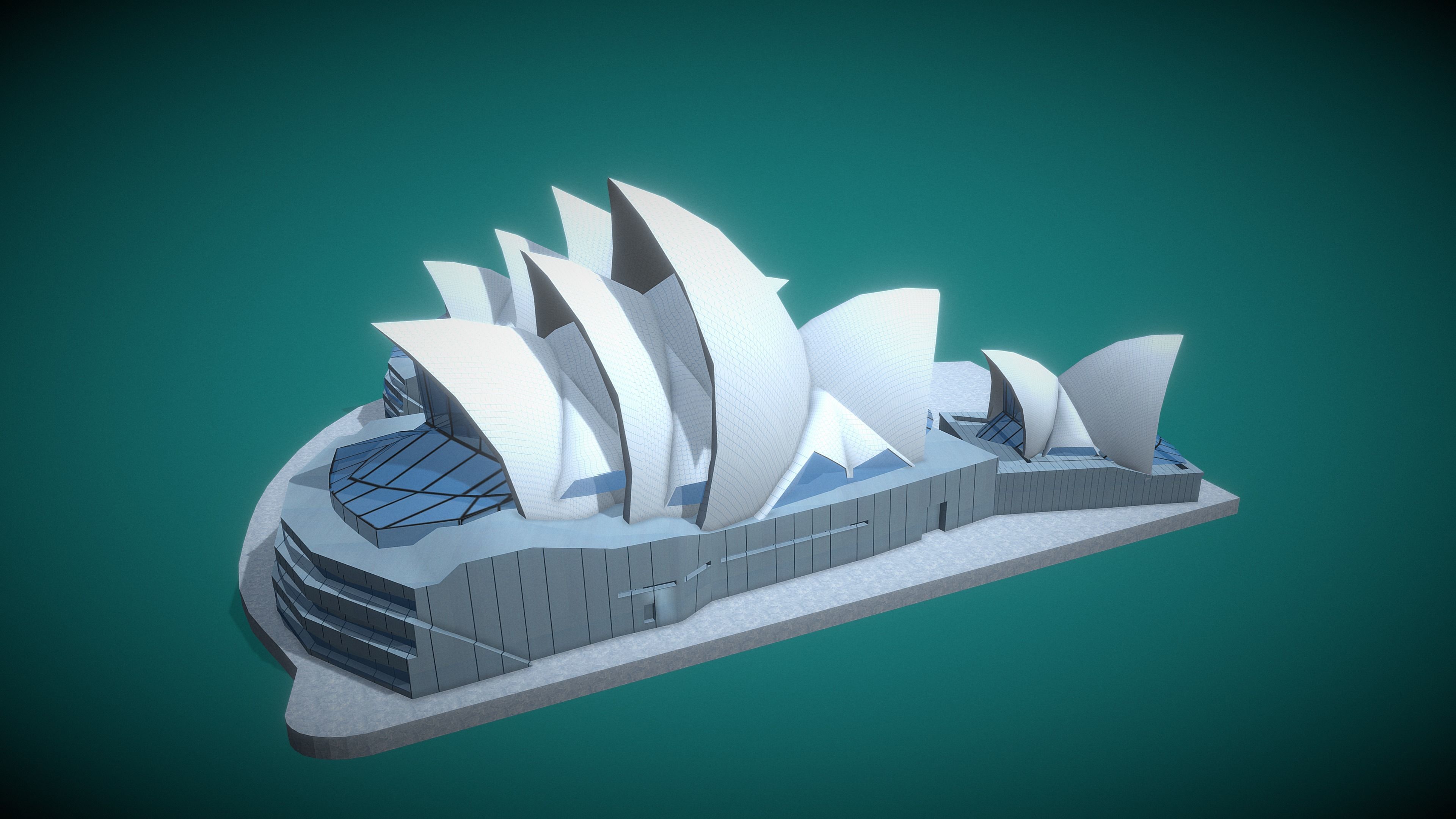 3D model World Famous Buildings VR / AR / low-poly | CGTrader