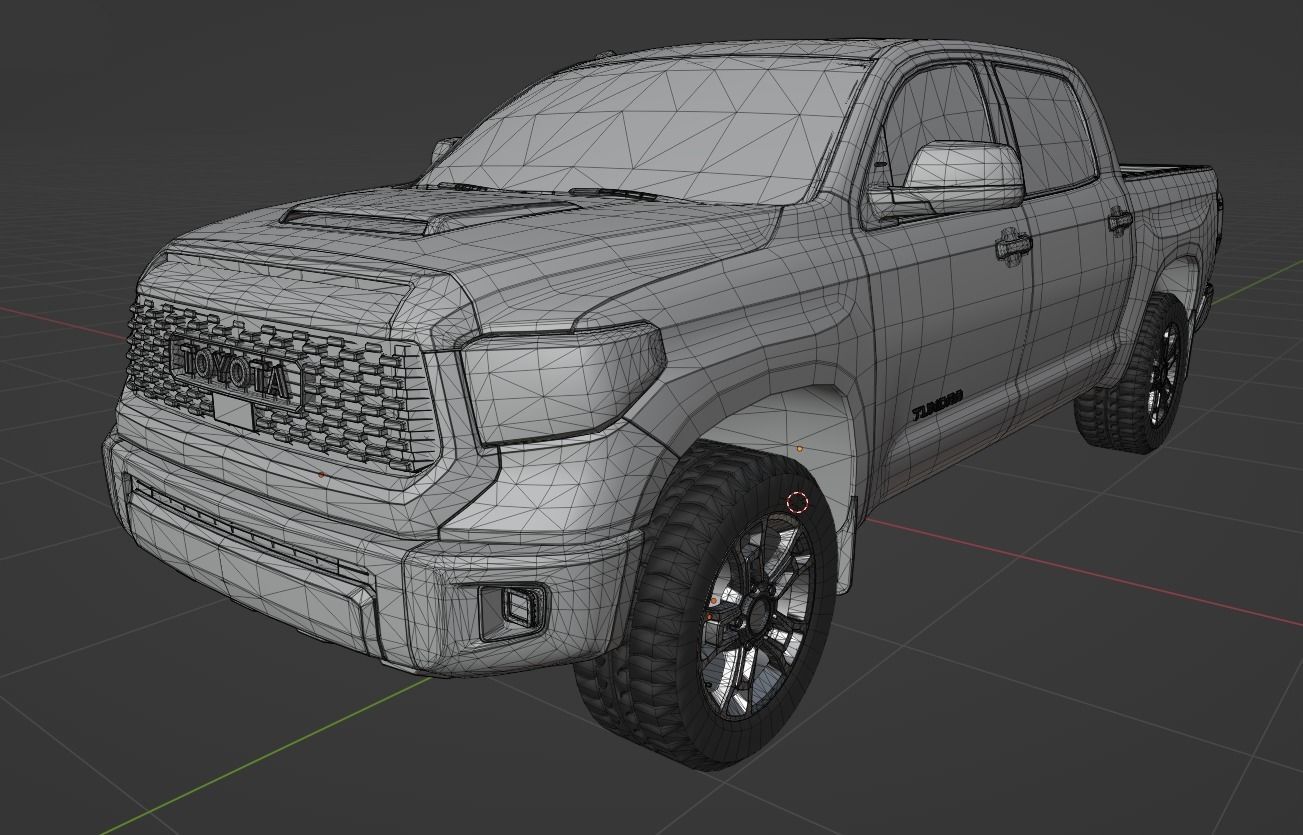 Toyota Tundra TRD Pro 2019 3D model | CGTrader