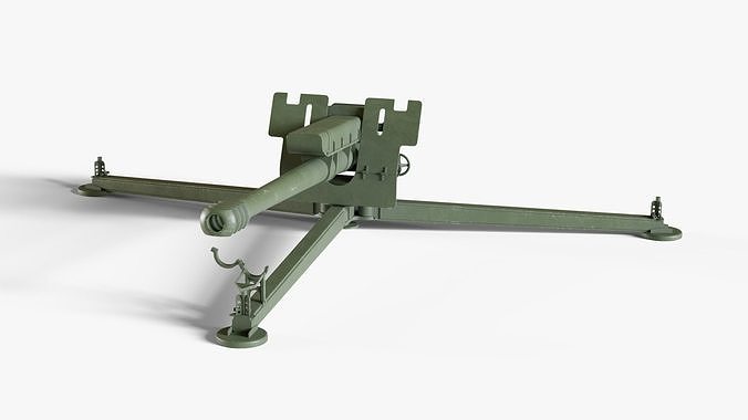 D-30 122mm Howitzer 3D model | CGTrader