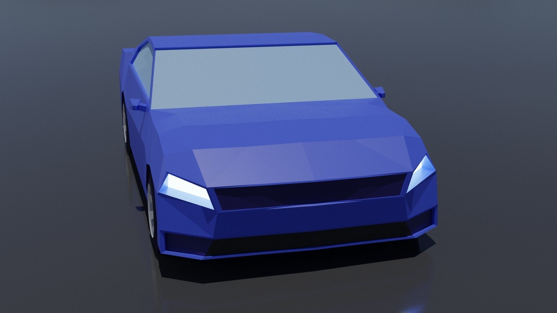 3D model Low Detailed Simple Car VR / AR / low-poly | CGTrader