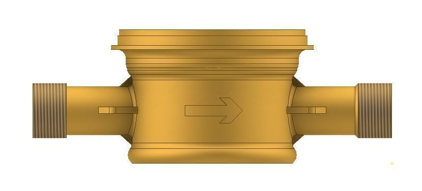 Water meter 3D model 3D printable | CGTrader