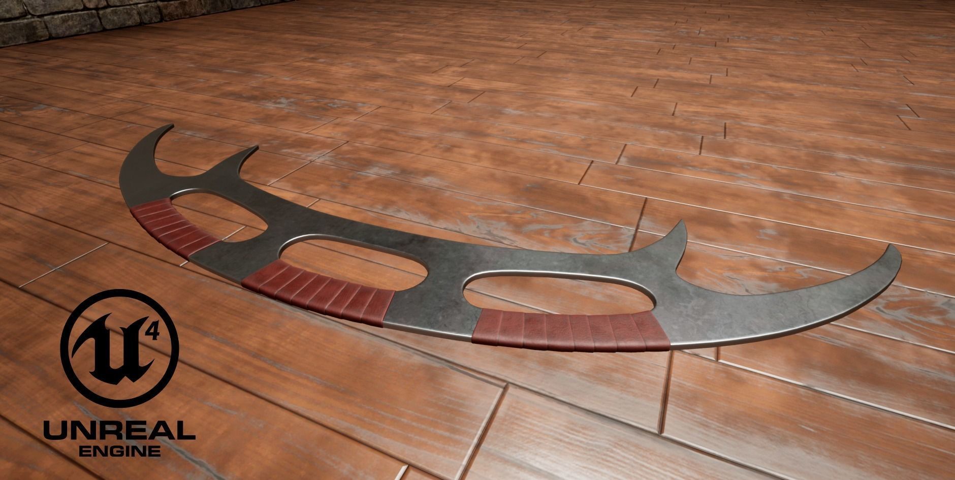 Bat leth free VR / AR / low-poly 3D model | CGTrader