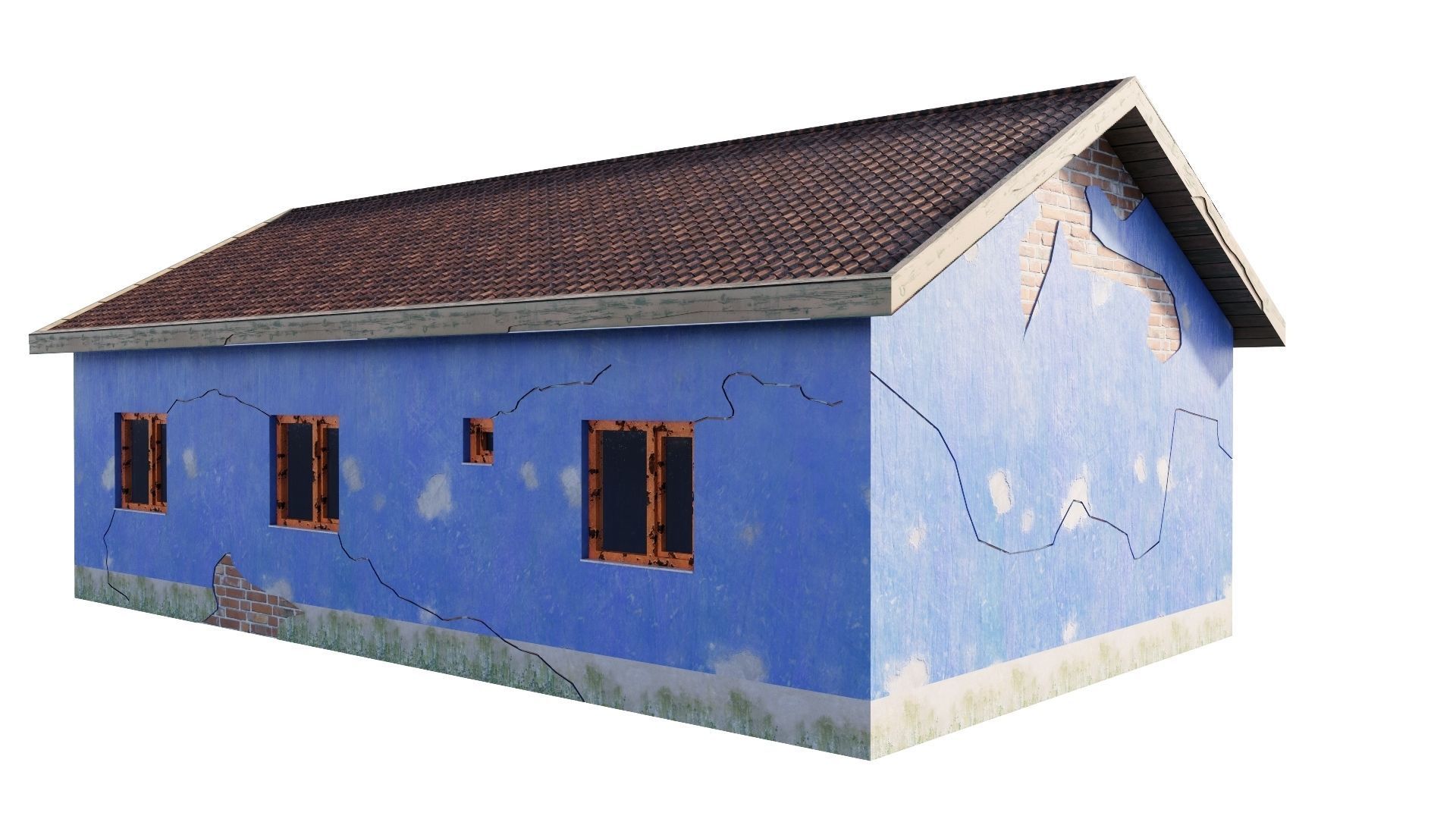 3D model SLUM-OLD HOUSE-02 VR / AR / low-poly | CGTrader