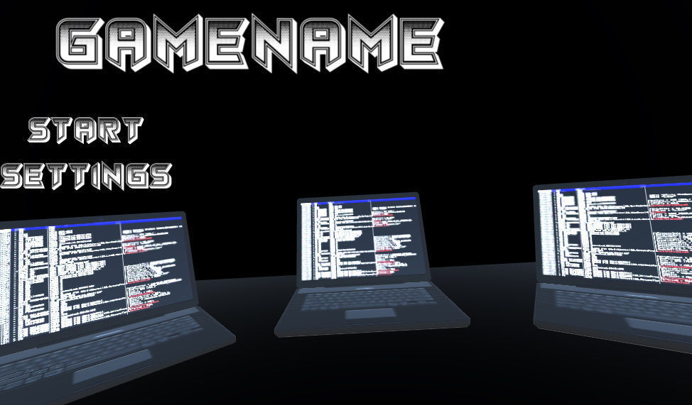 3D model 3d main menu VR / AR / low-poly | CGTrader