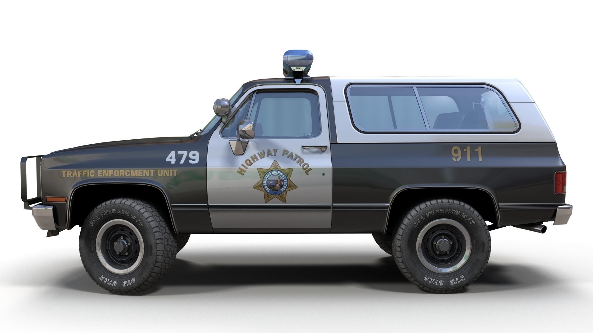 3D model Police offroad car VR / AR / low-poly | CGTrader