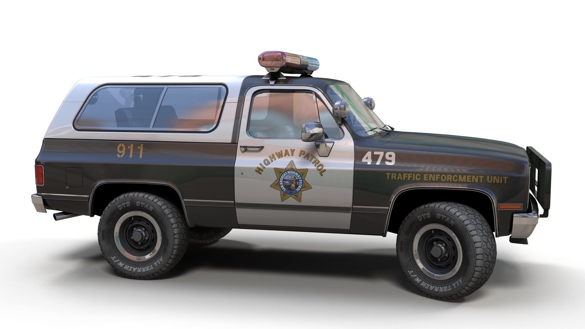 3D model Police offroad car VR / AR / low-poly | CGTrader