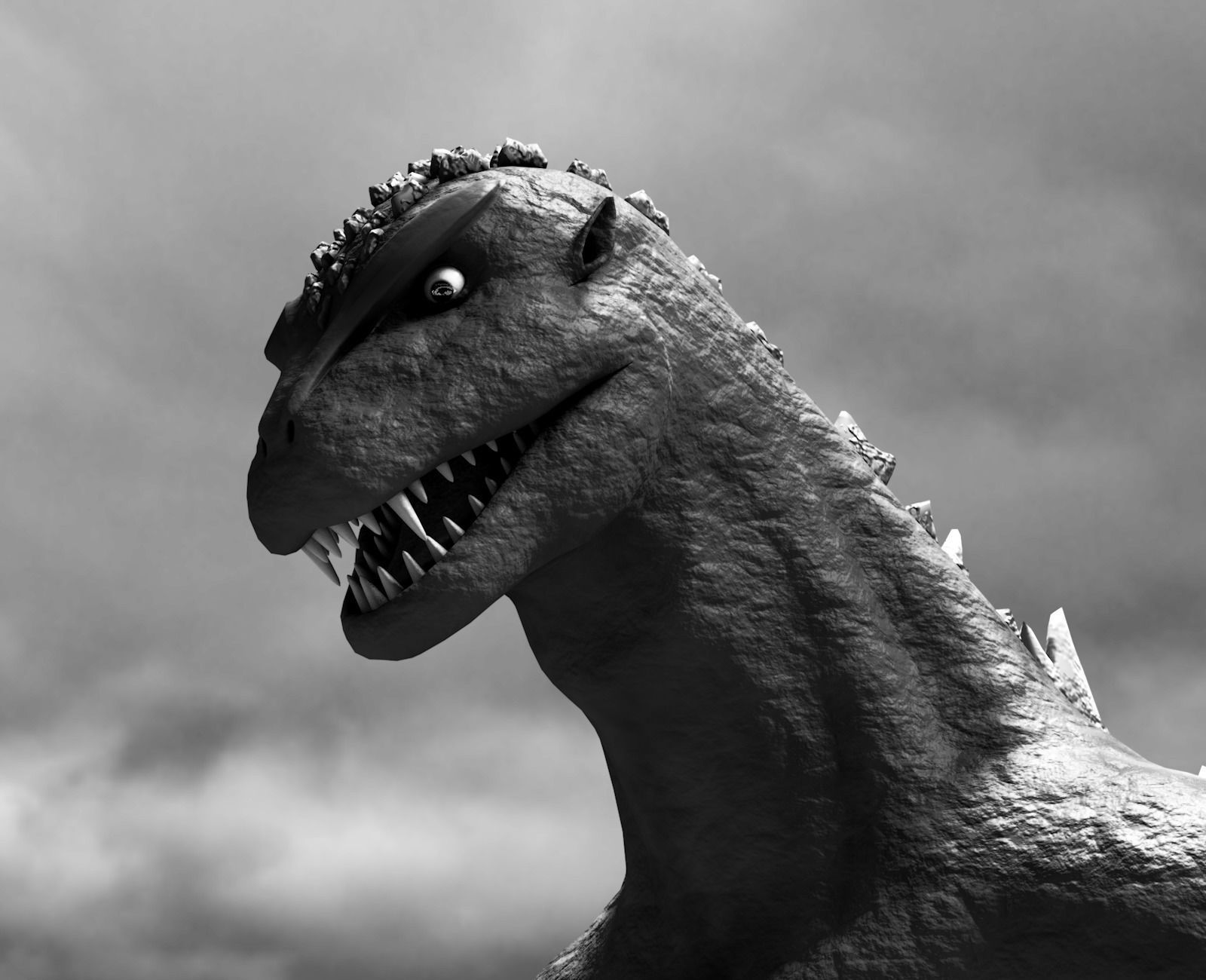 Godzilla 1954 3D model rigged | CGTrader