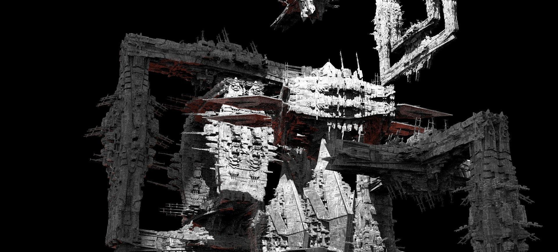 Overlord bases Kit bash 3D model | CGTrader