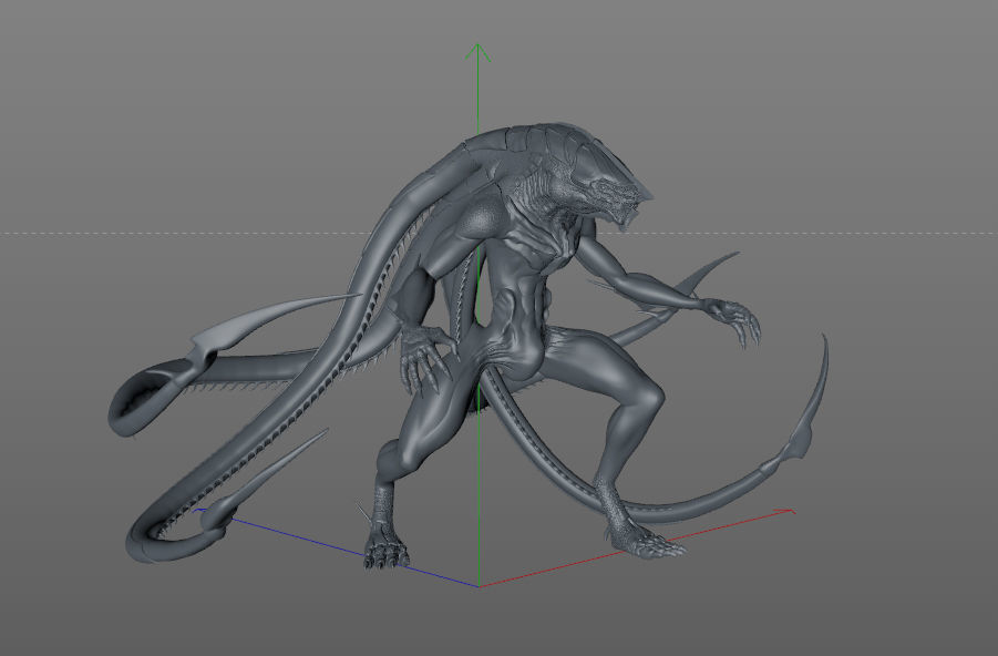 khanivore humanoid arms and legs 3D model 3D printable | CGTrader