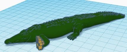 croconos crocodile 3D model 3D printable | CGTrader