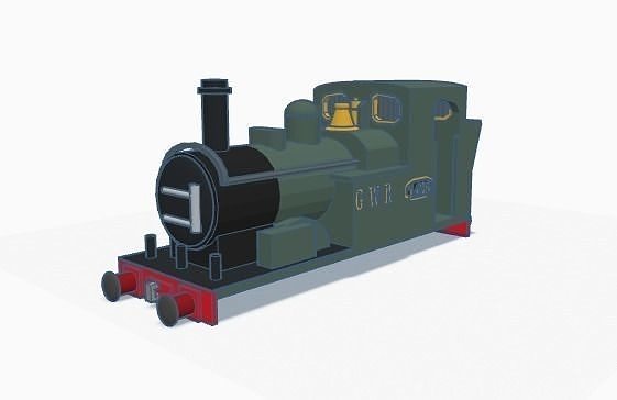 GWR 14XX Autotank Model 3D model 3D printable | CGTrader